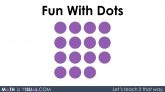 Conceptual Subitizing With Dot Cards - Part 2 - Math Is Visual