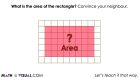 Visualizing Area of a Rectangle Using Arrays | Visual Number Talk Prompts